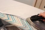 How to sew easy back tab curtains