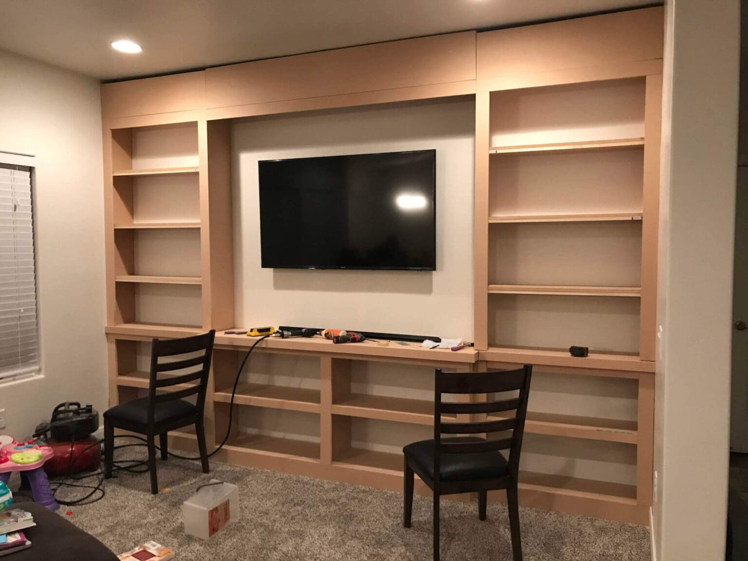 How I Built Custom Built Ins All By Myself!