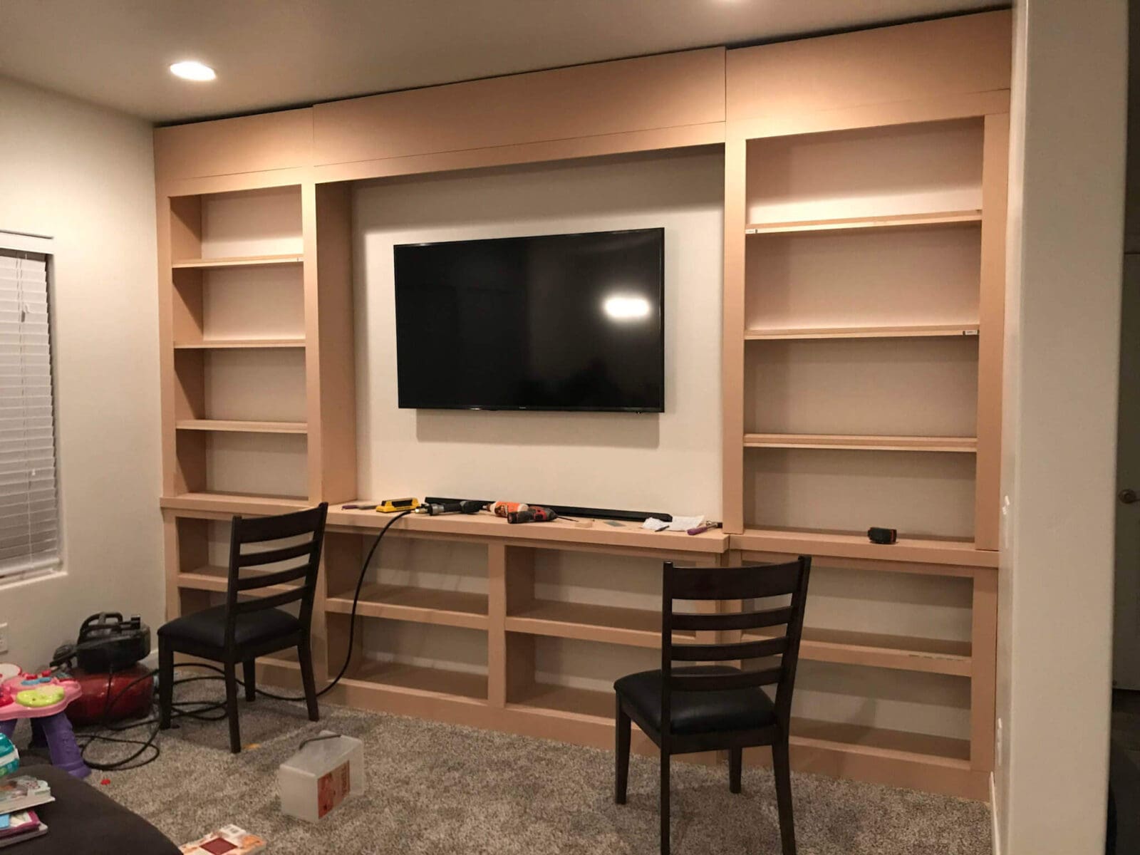 How I Built Custom Built Ins All By Myself!