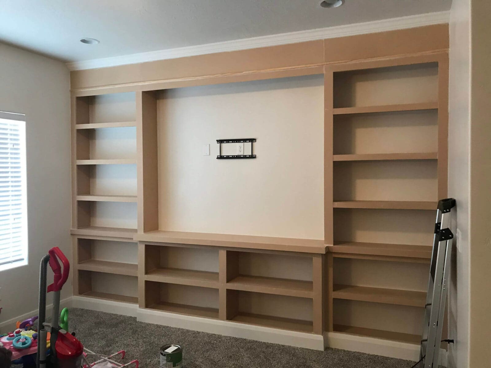 How To Build Custom Built Ins All By Yourself!