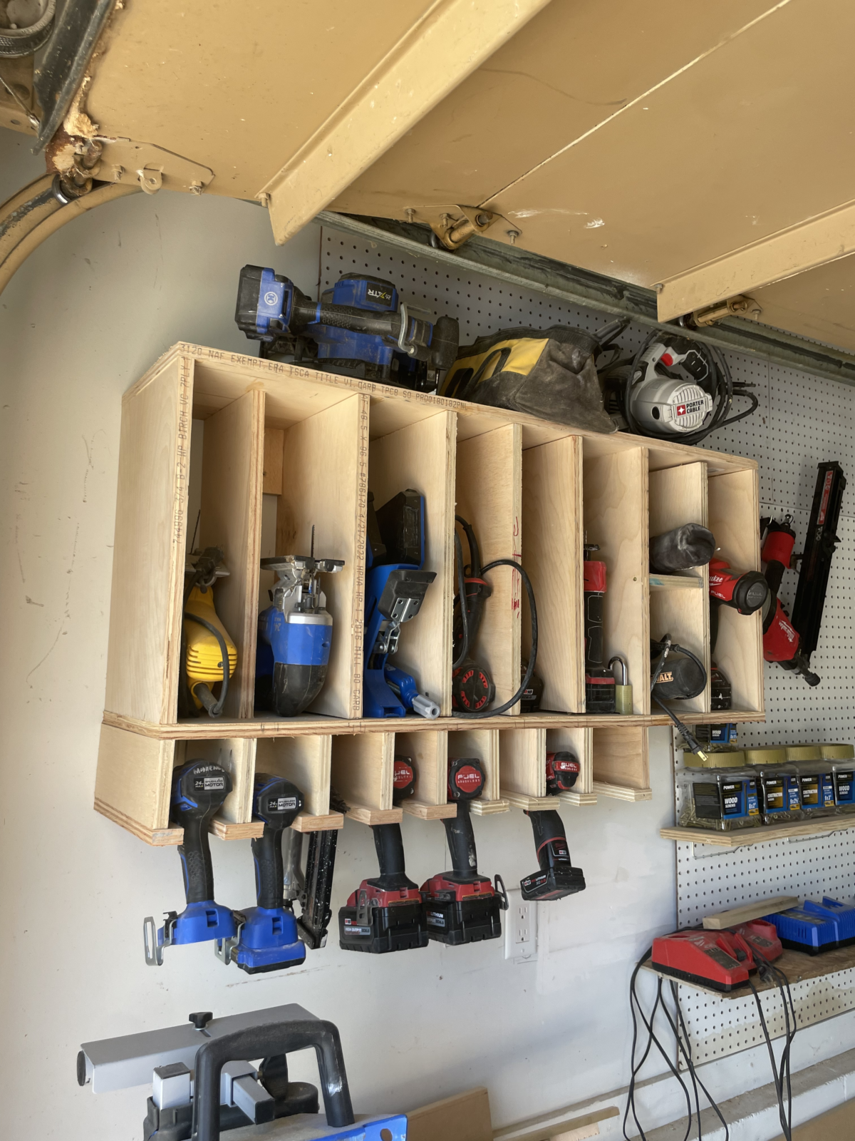 How to Build a Custom Tool Organizer - Crystel Montenegro Home