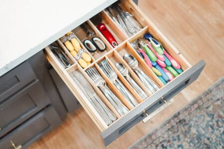 How to Build a Silverware Drawer Organizer the EASY Way! | Crystel ...