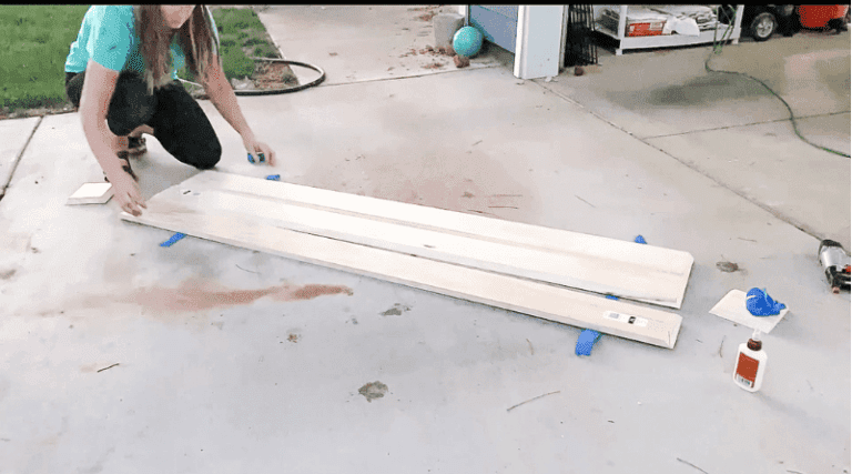 DIY Floating Beam Mantel | Crystel Montenegro Home