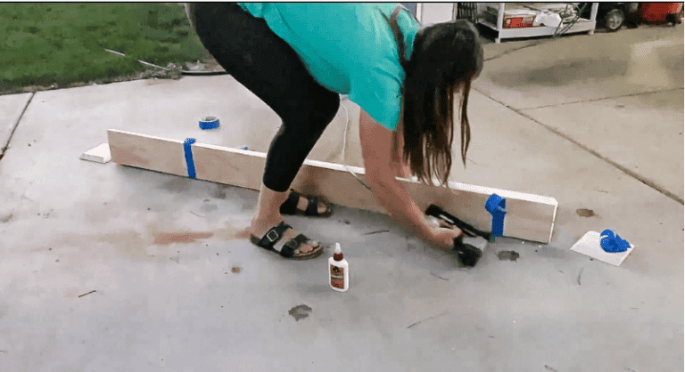 DIY Floating Beam Mantel | Crystel Montenegro Home