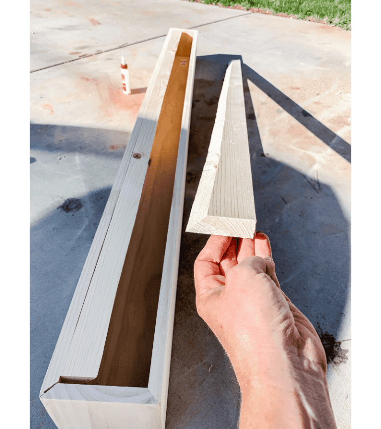 DIY Floating Beam Mantel | Crystel Montenegro Home