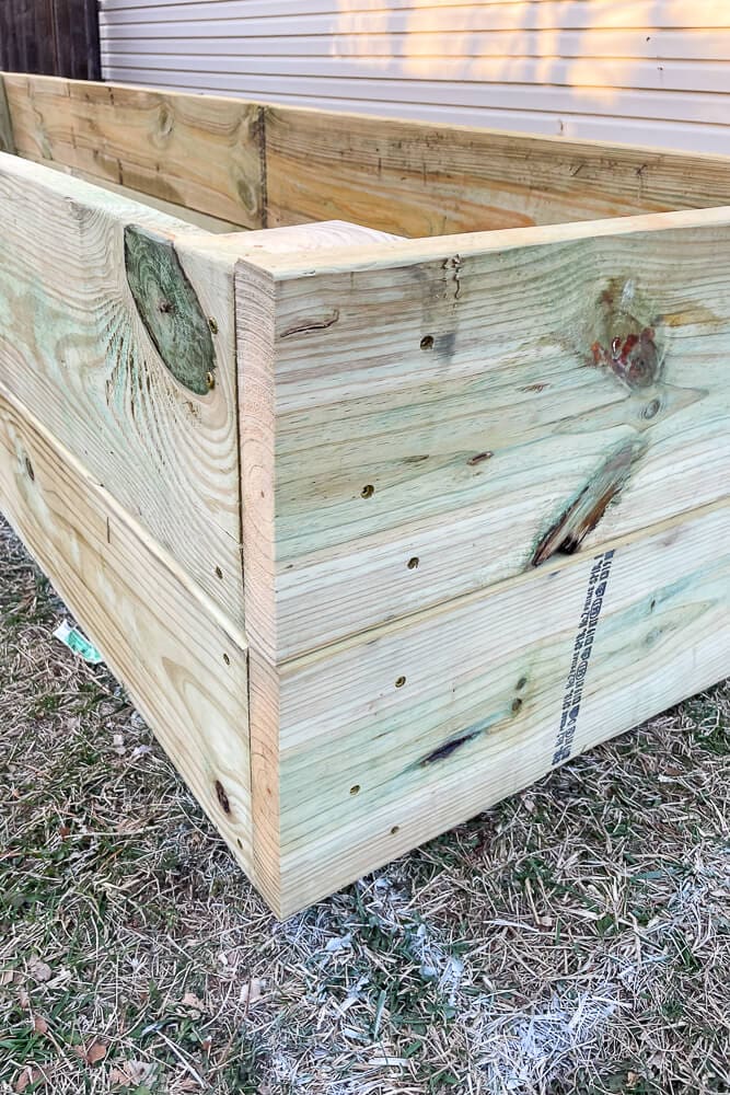 DIY Garden Upgrade: Tall Outdoor Planter Boxes | Crystel Montengro Home