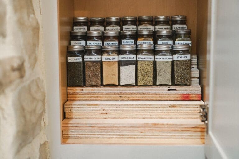 Easy and Functional DIY Tiered Spice Rack! | Crystel Montenegro Home
