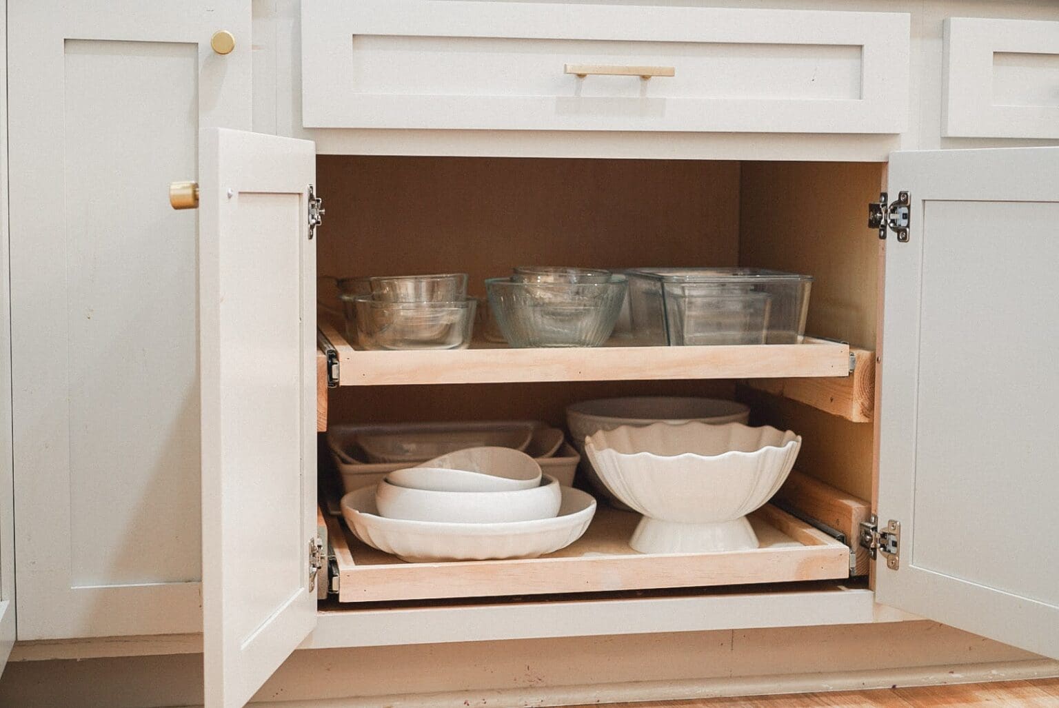 DIY Pull-Out Shelves: The Ultimate Kitchen Upgrade! | Crystel Montengro ...