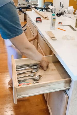 How to Build a Silverware Drawer Organizer the EASY Way! | Crystel ...