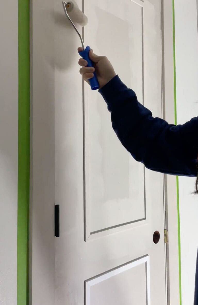How to Upgrade Interior Doors - Affordable DIY Door Makeover | Crystel ...
