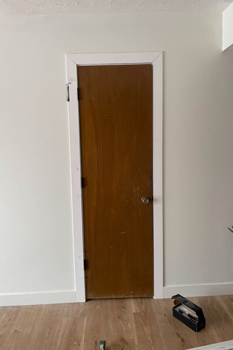 How to Upgrade Interior Doors - Affordable DIY Door Makeover | Crystel ...