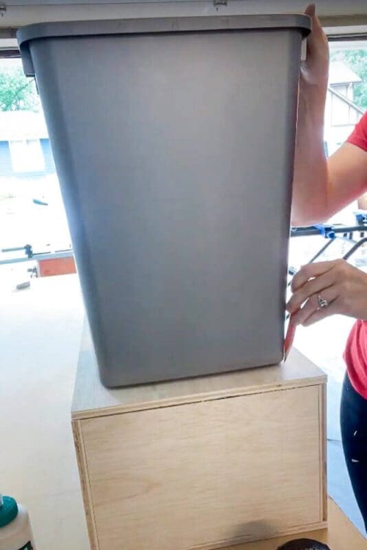 Build Your Own Pull-Out Trash Drawer! | Crystel Montenegro Home