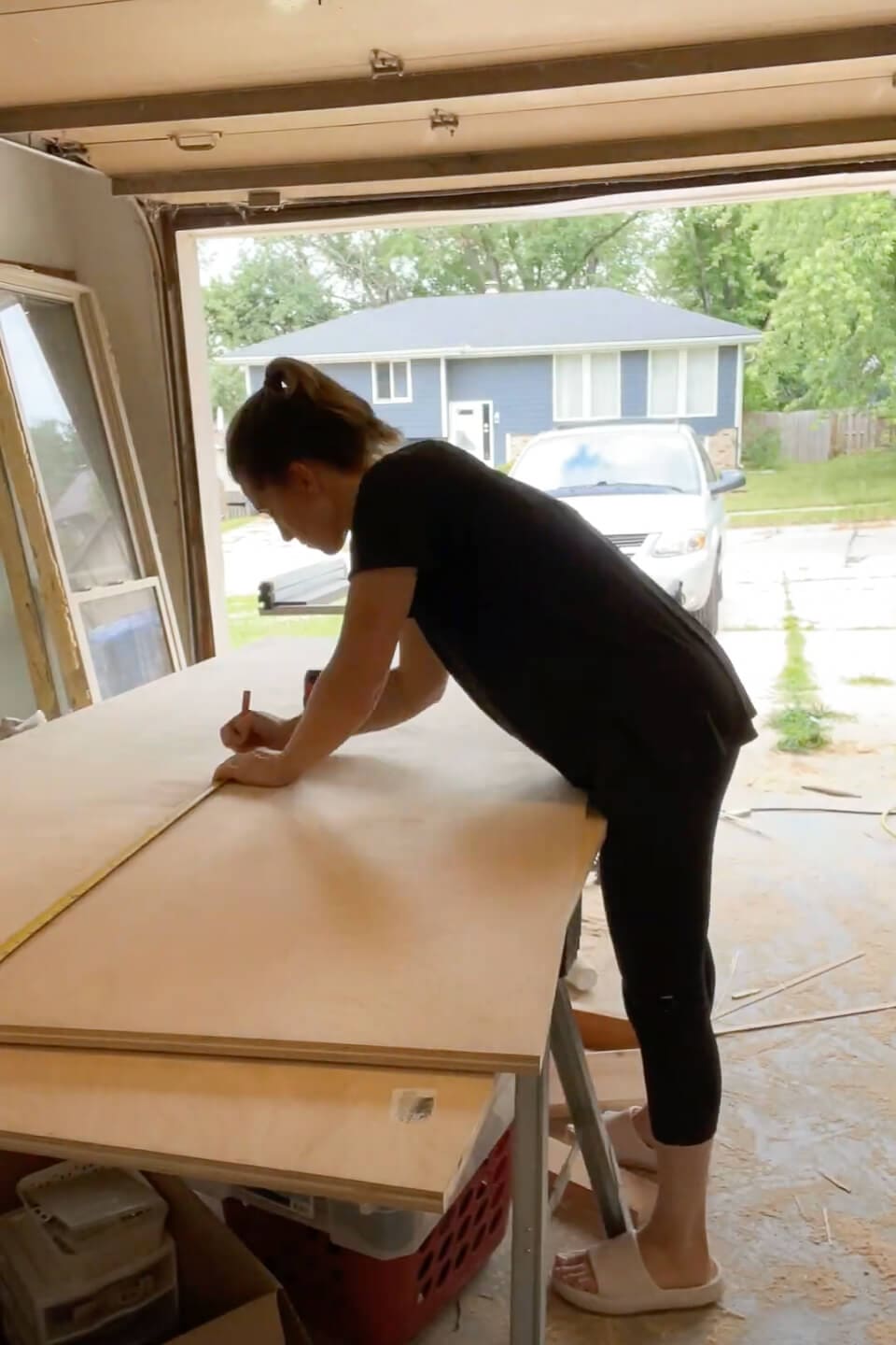 How to Build a DIY Refrigerator Cabinet | Crystel Montenegro Home
