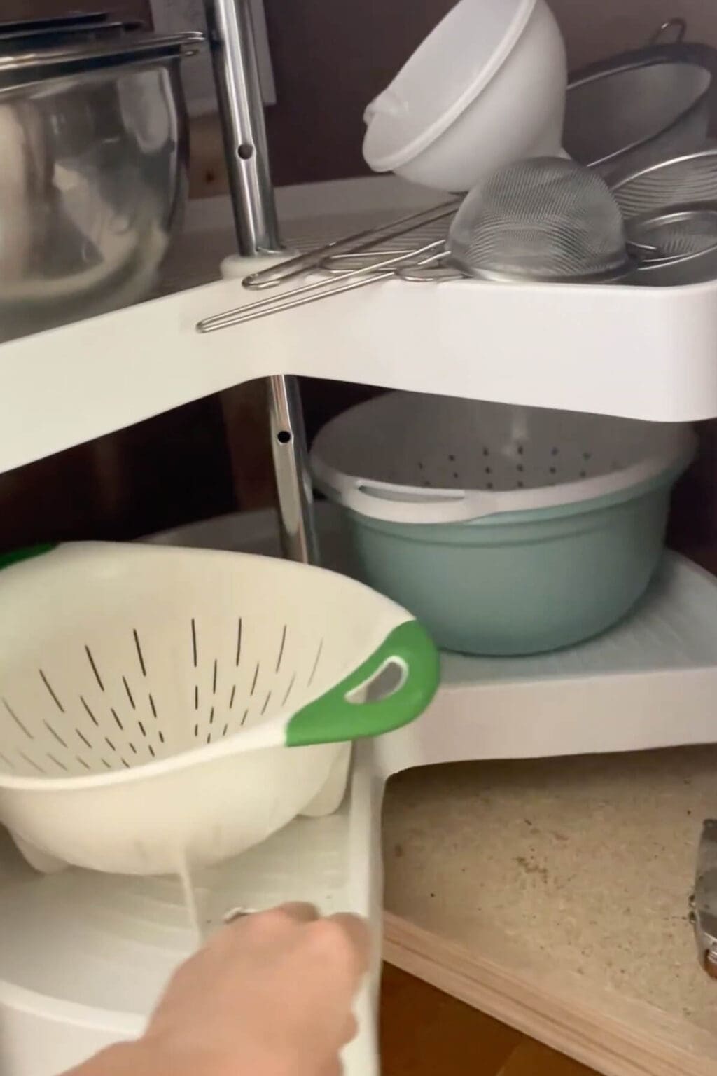 How to Remove a Lazy Susan Cabinet | Crystel Montenegro Home