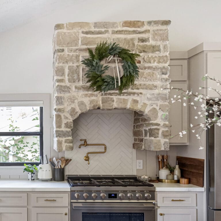 DIY Stone Range Hood for Your Kitchen | Crystel Montengro Home