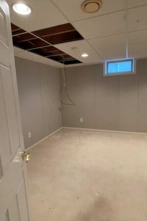 Gorgeous Modern DIY Drop Ceiling Tile Makeover | Crystel Montenegro Home