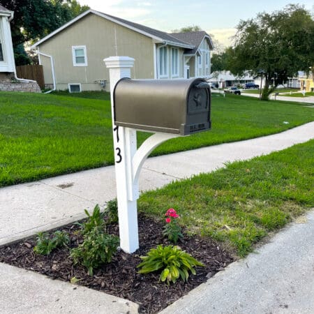 Upgrading Your Curb Appeal With a DIY Mailbox Makeover - Crystel ...