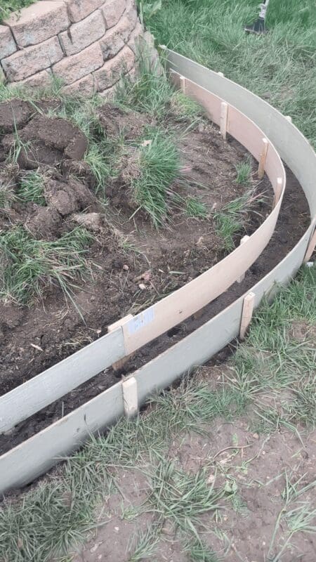 DIY Concrete Curbing in Your Yard | Crystel Montenegro Home