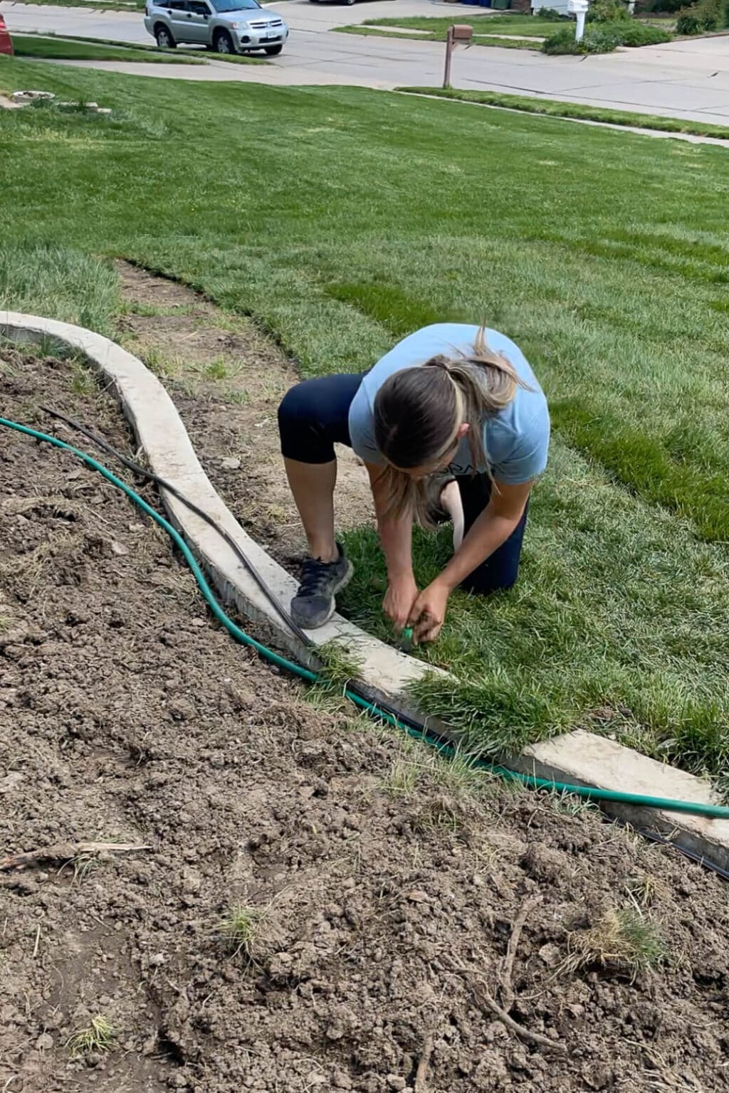 DIY Laying Sod the Simple Way - Crystel Montenegro Home