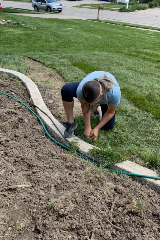DIY Laying Sod the Simple Way - Crystel Montenegro Home