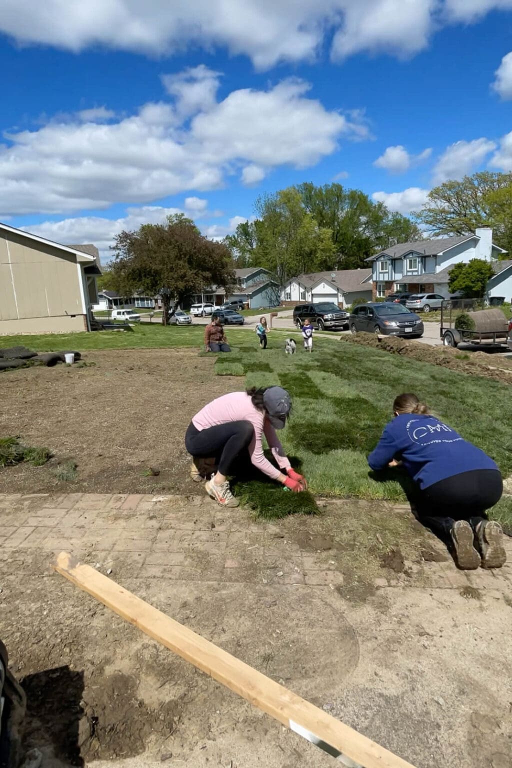 DIY Laying Sod the Simple Way - Crystel Montenegro Home
