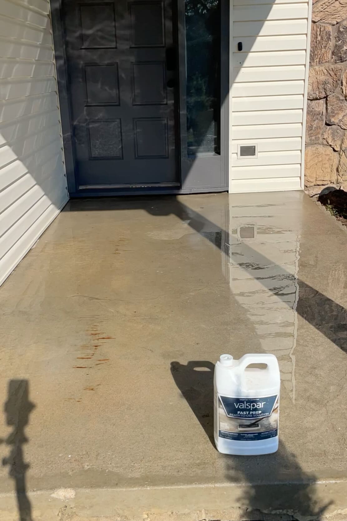 How to Paint a Concrete Porch | Crystel Montenegro Home