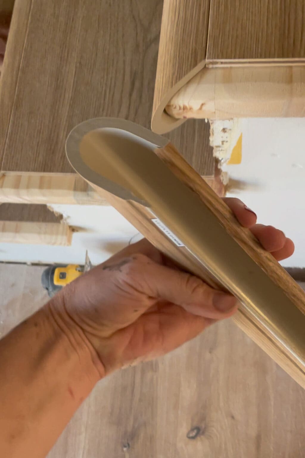 Building DIY Modern Stairs and Railing - Crystel Montenegro Home