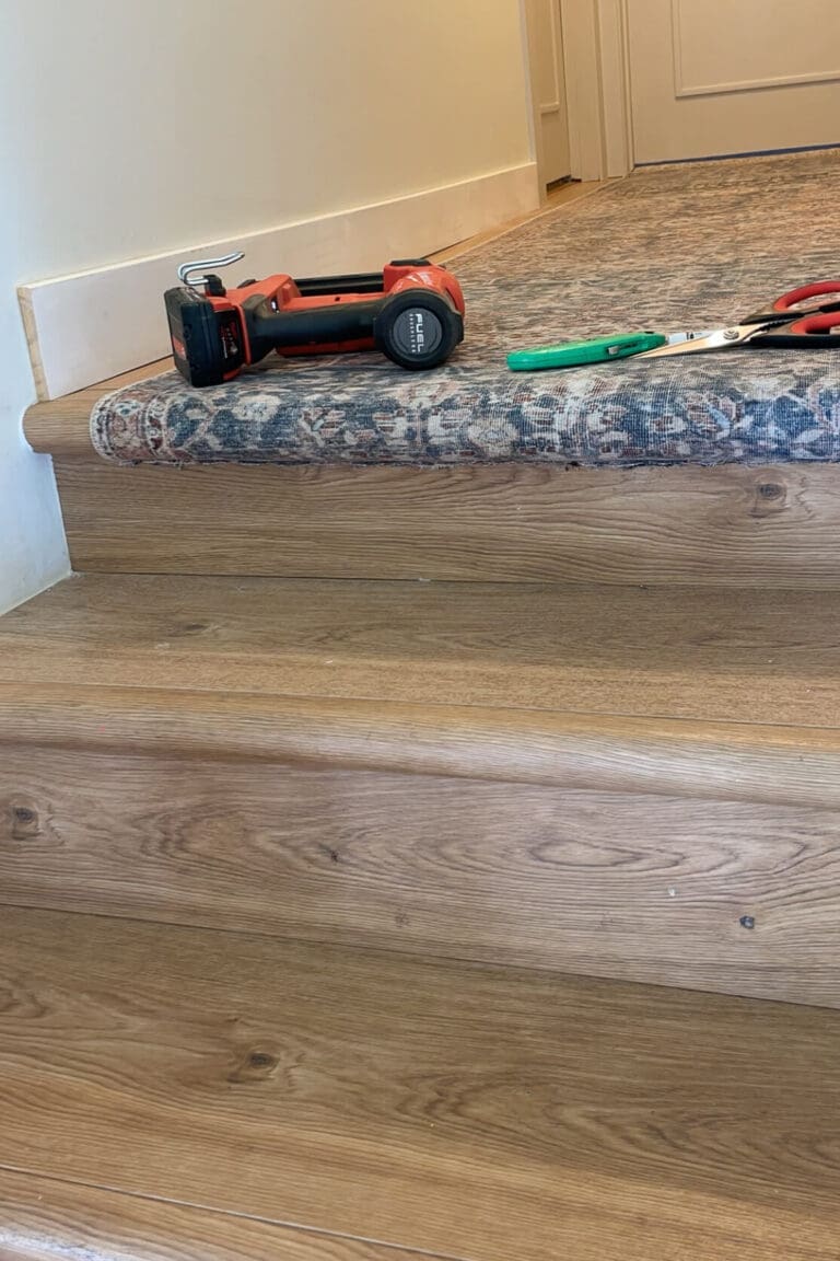 DIY Stair Runner Installation | Crystel Montenegro Home