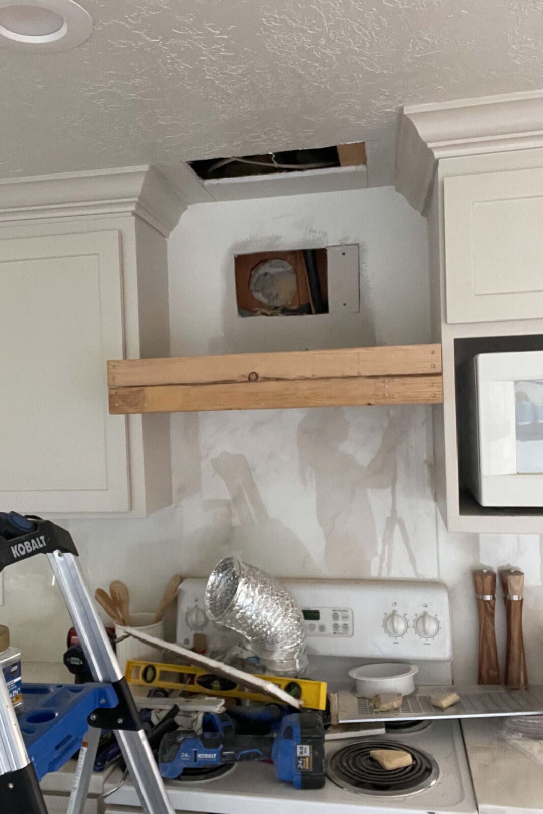 How I Built My DIY Range Hood Cover on a Budget | Crystel Montenegro Home