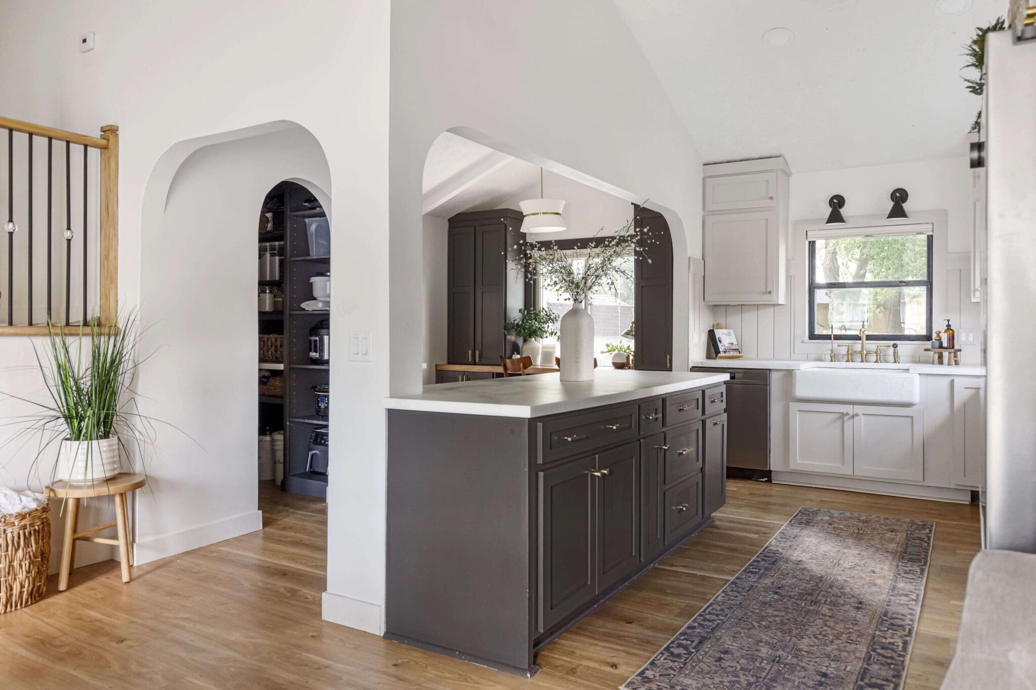 Making Unfinished Kitchen Cabinets Look Custom | Crystel Montenegro Home
