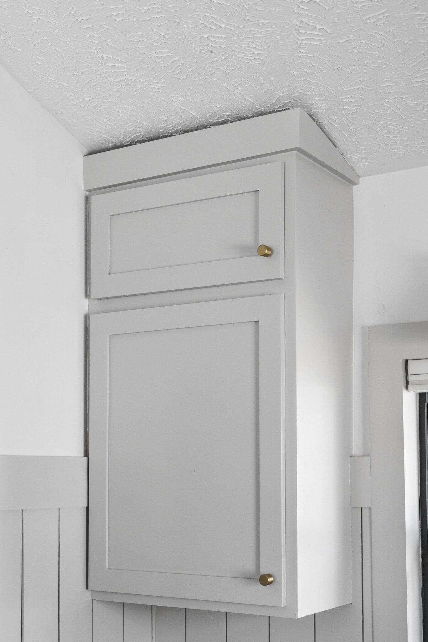 Making Unfinished Kitchen Cabinets Look Custom | Crystel Montenegro Home