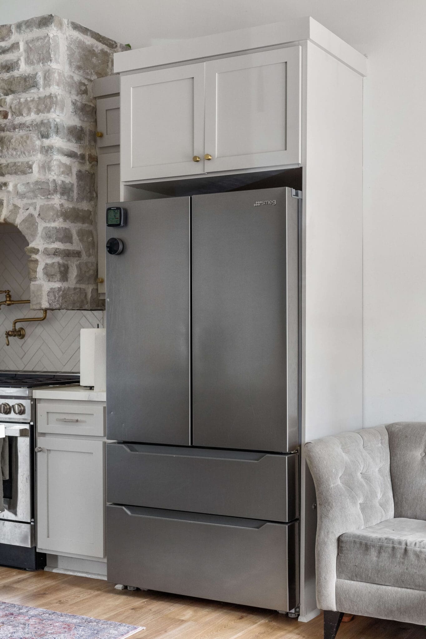 Making Unfinished Kitchen Cabinets Look Custom | Crystel Montenegro Home
