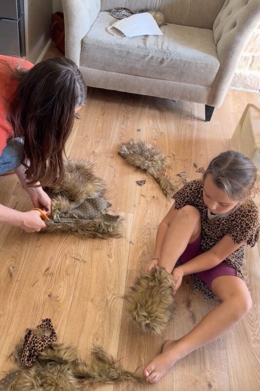 Easy DIY Caveman Costumes for the Whole Family | Crystel Montenegro Home