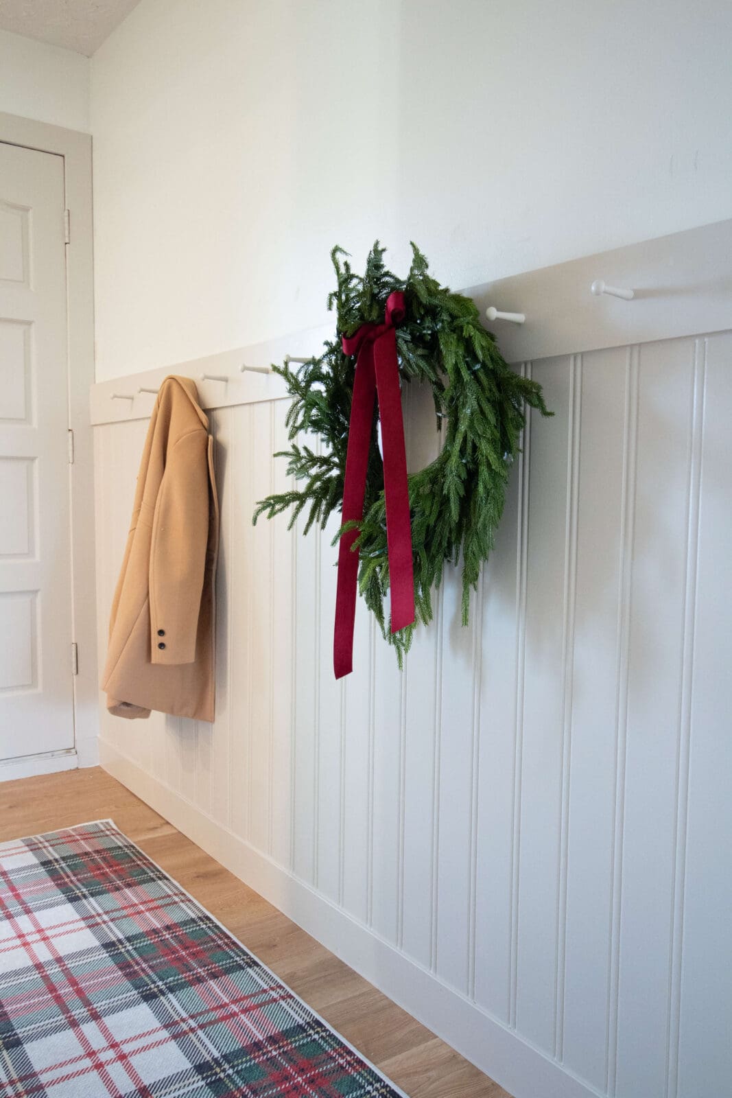 Easy DIY Wall Coat Rack for Entryway | Crystel Montenegro Home