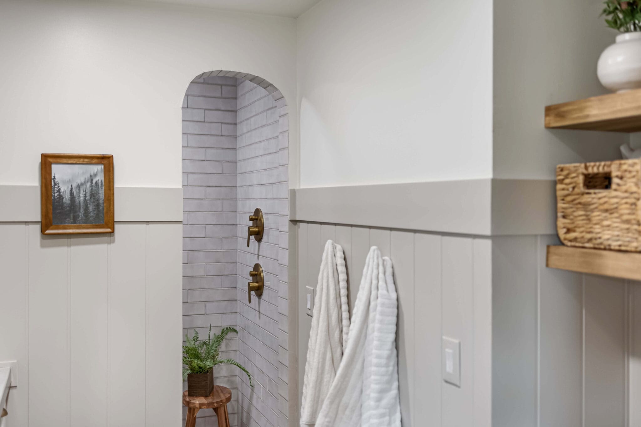 How to Install Vertical Shiplap Walls in a Bathroom | Crystel ...
