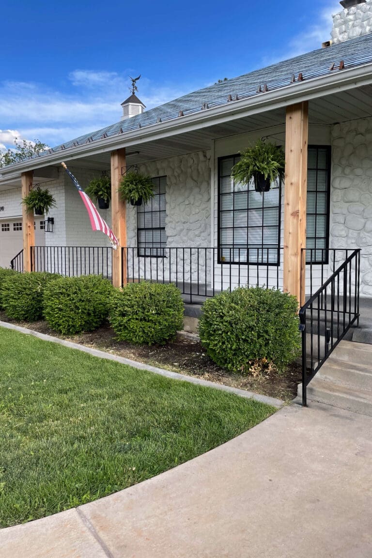 DIY Wood Porch Column Wraps Made Easy | Crystel Montenegro Home