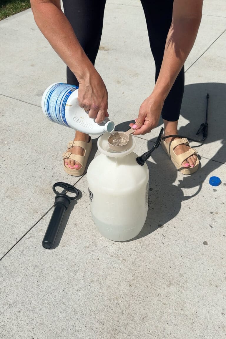 How to Clean a Concrete Patio (Bleach Hack That Actually Works)
