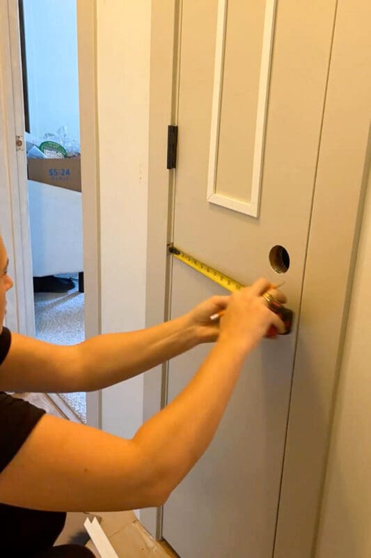 How to Upgrade Interior Doors - Affordable DIY Door Makeover | Crystel ...