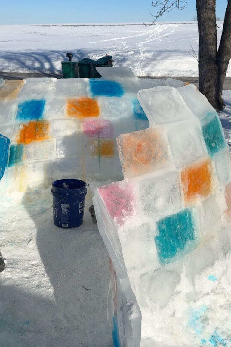 How to Build an Igloo in Your Yard (Easy Method) | Crystel Montenegro Home